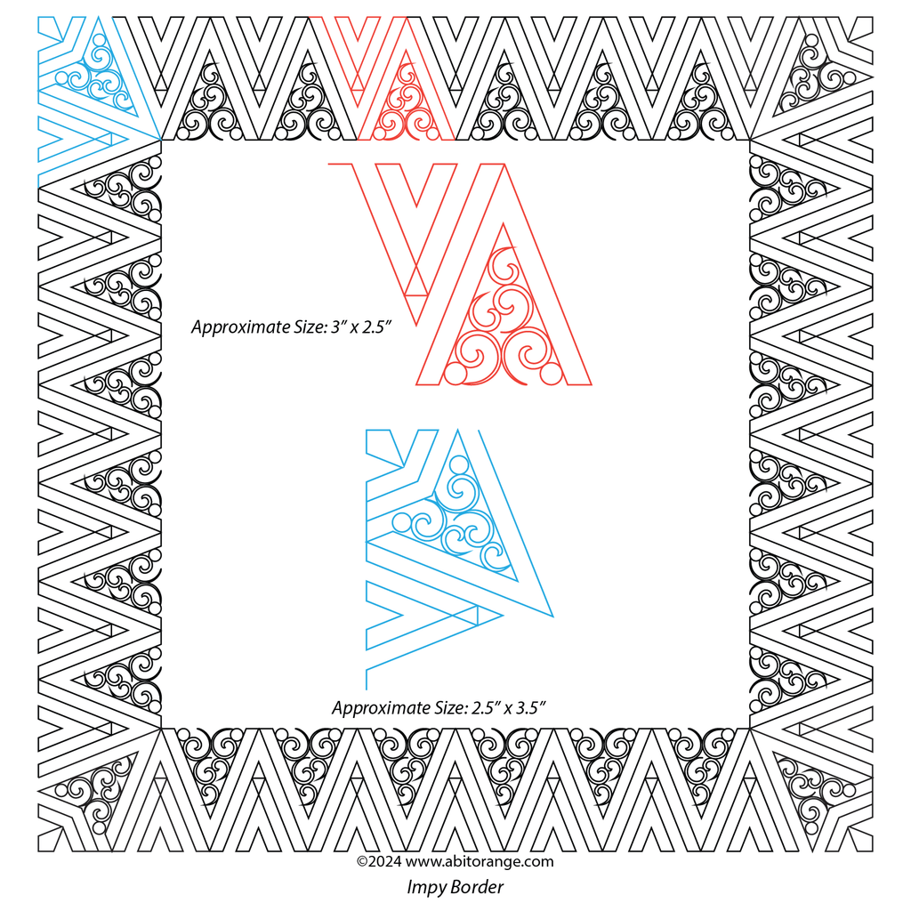 Borders and Corners - Digital Quilting Designs/patterns for longarm ...