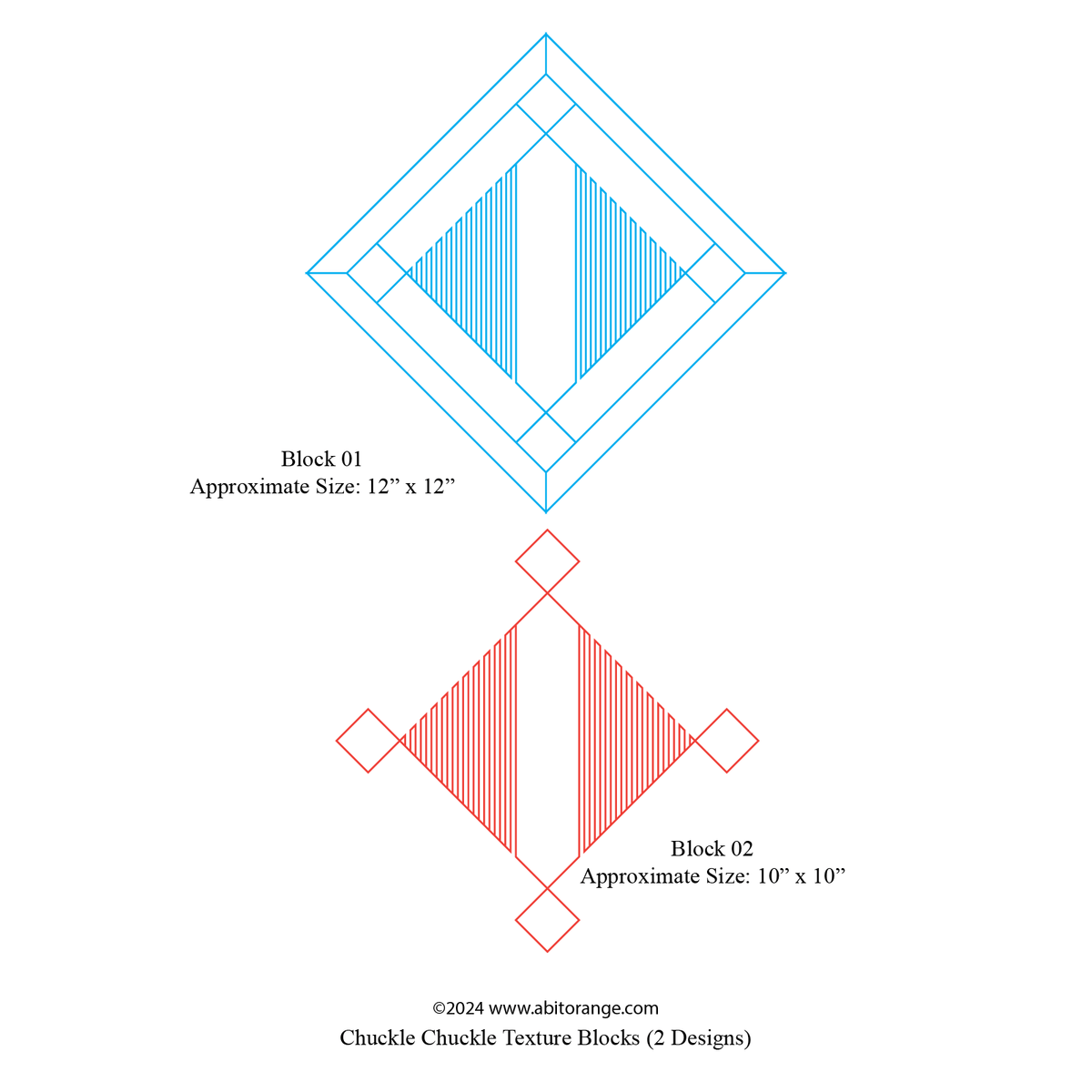 Chuckle Chuckle Texture Blocks — A Bit Orange