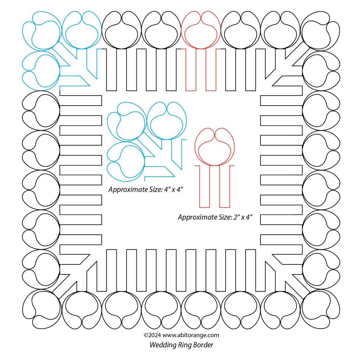 Wedding Ring Border — A Bit Orange