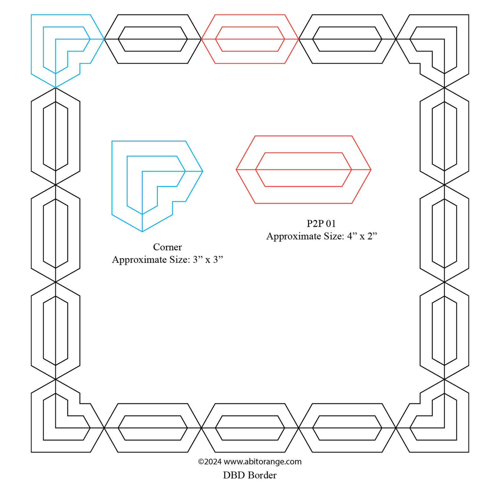 Borders and Corners - Digital Quilting Designs/patterns for longarm ...