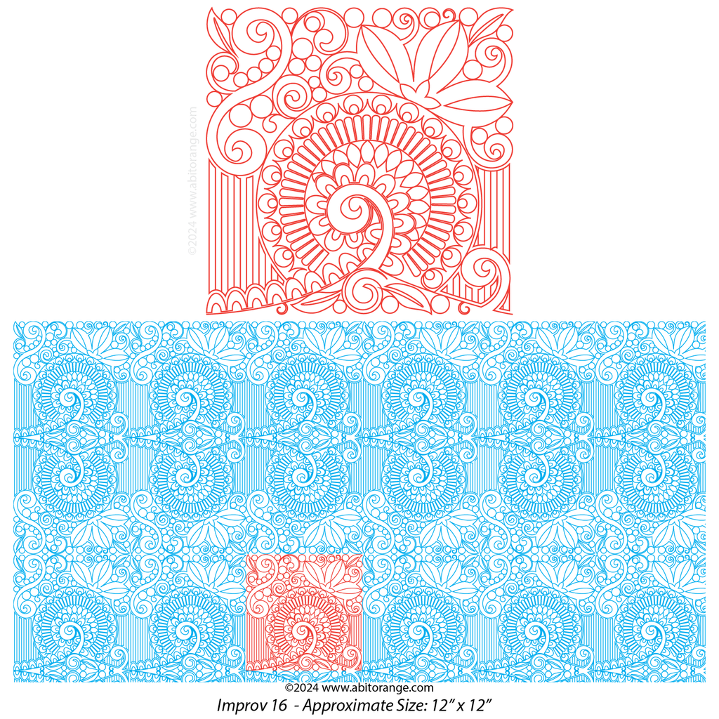 Borders and Corners - Digital Quilting Designs/patterns for longarm ...