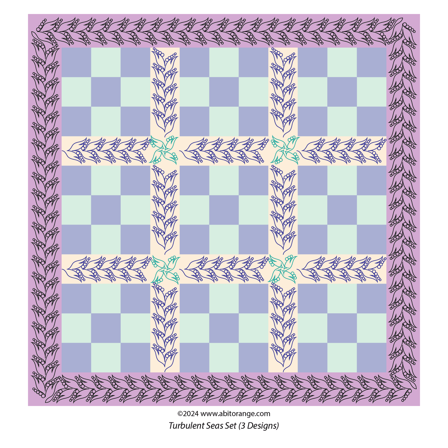 Borders and Corners - Digital Quilting Designs/patterns for longarm ...