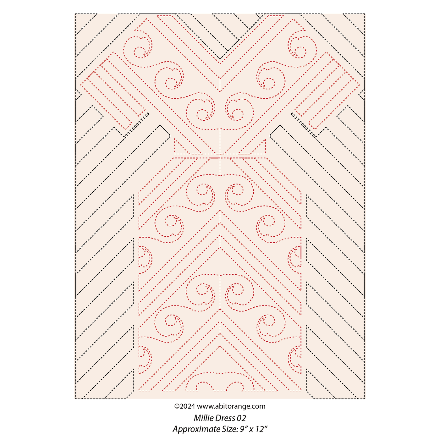 Millie's Dresses Quilt digital designs for longarm computerized machine ...
