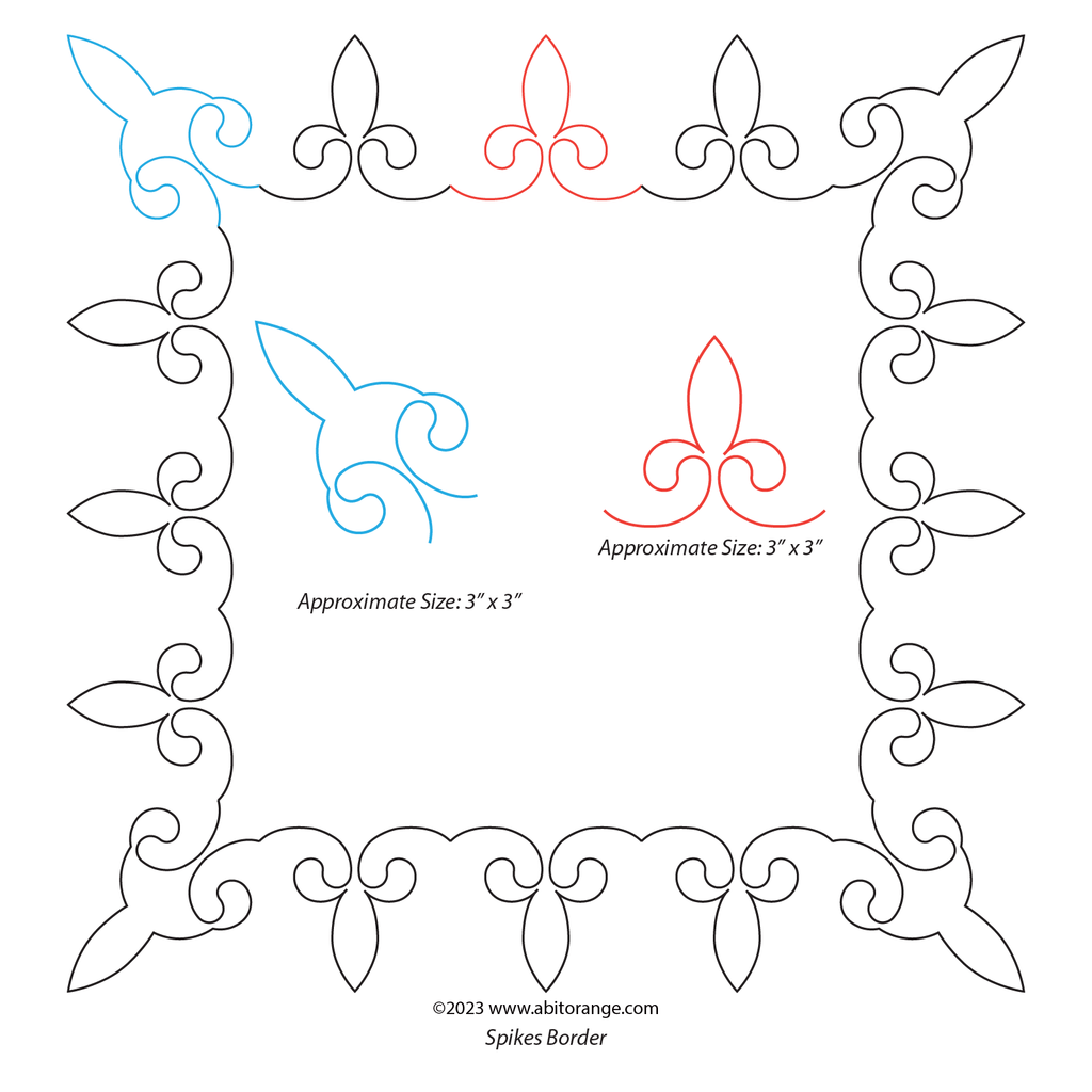 Borders and Corners - Digital Quilting Designs/patterns for longarm ...