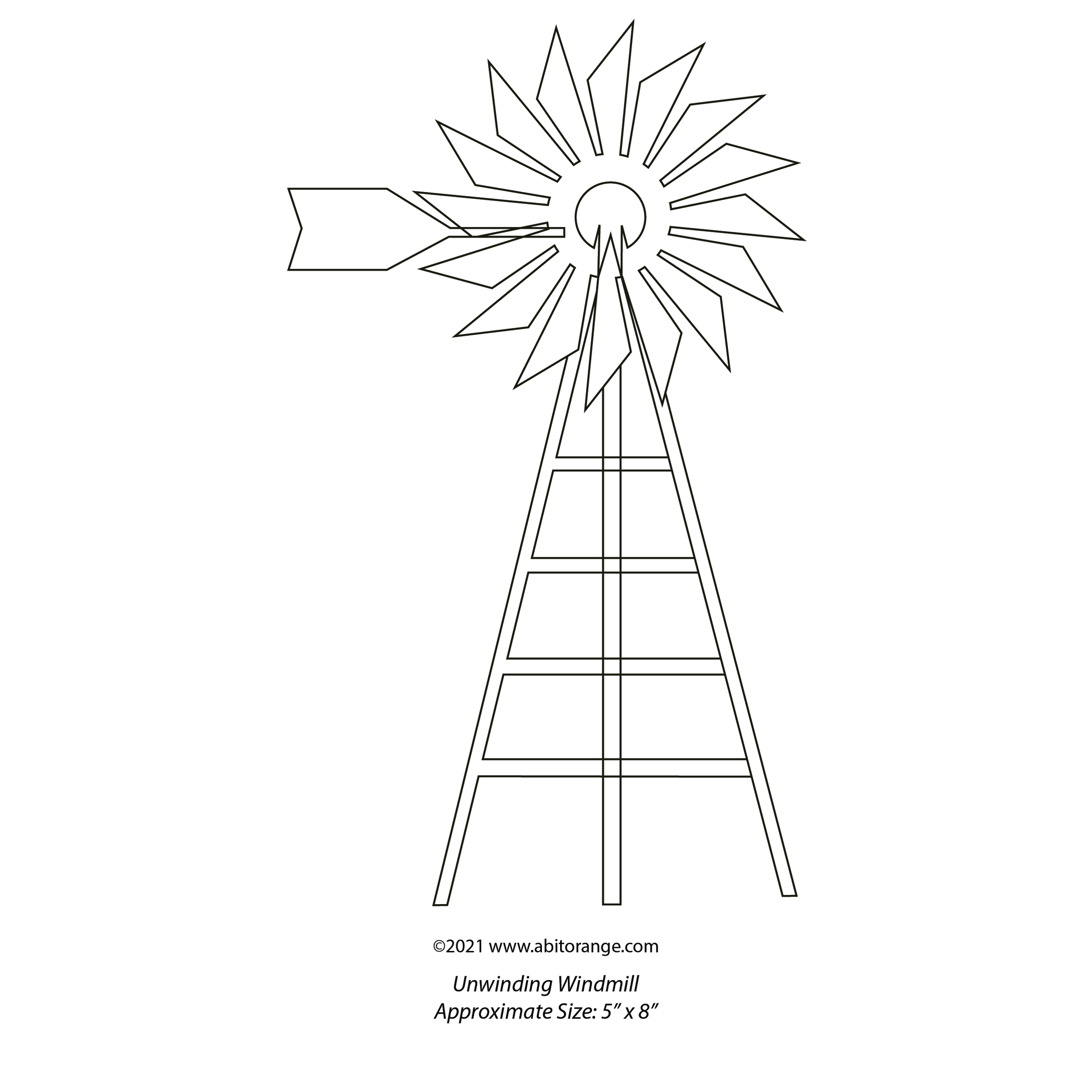 Unwinding Windmill — A Bit Orange