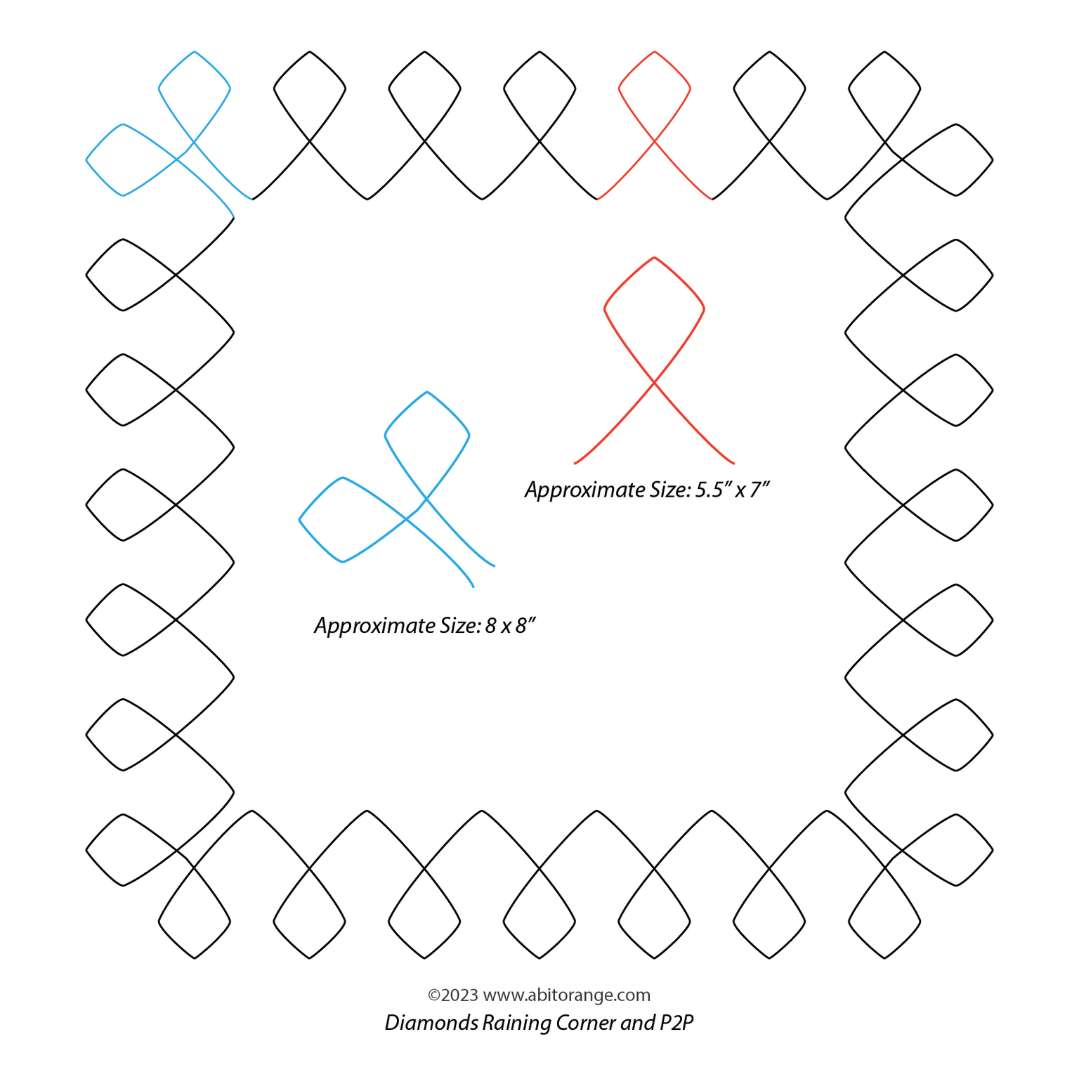 Borders and Corners - Digital Quilting Designs/patterns for longarm ...