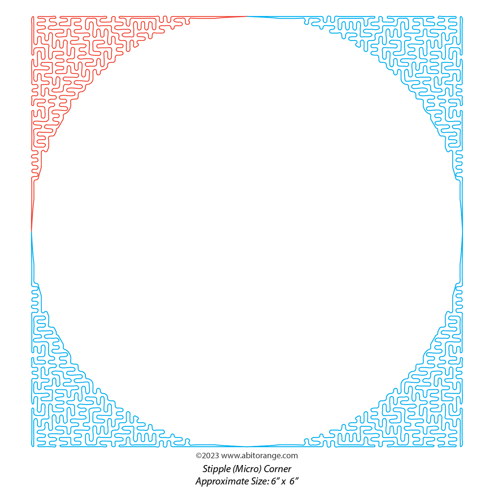 Stipple Micro Corner — A Bit Orange