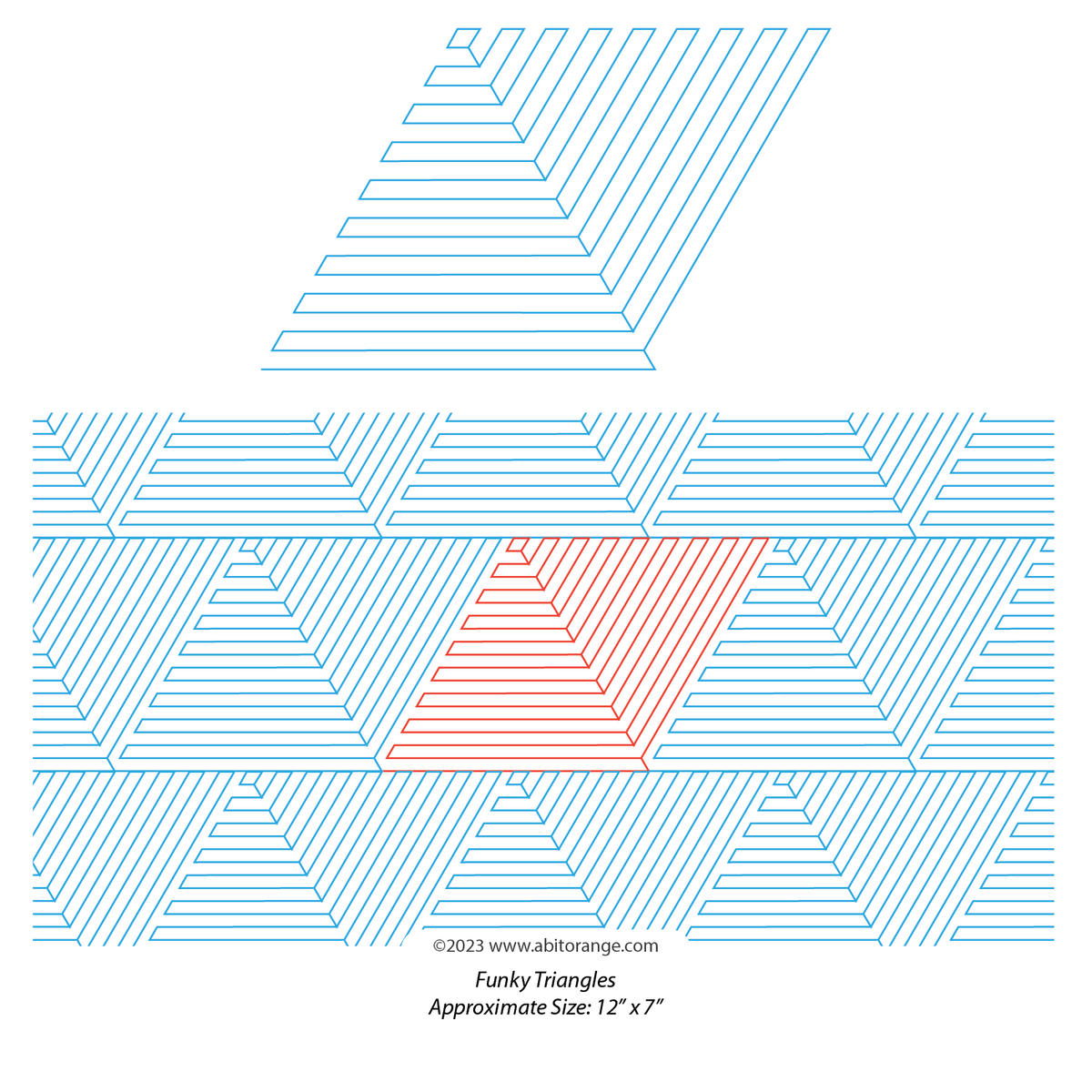 Funky Triangles — A Bit Orange