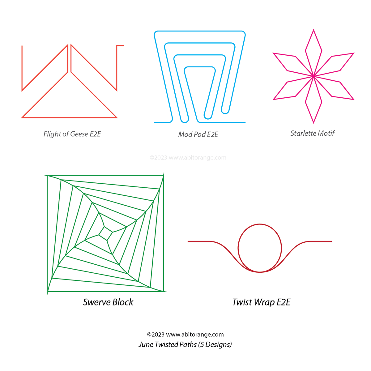 June Twisted Paths — A Bit Orange