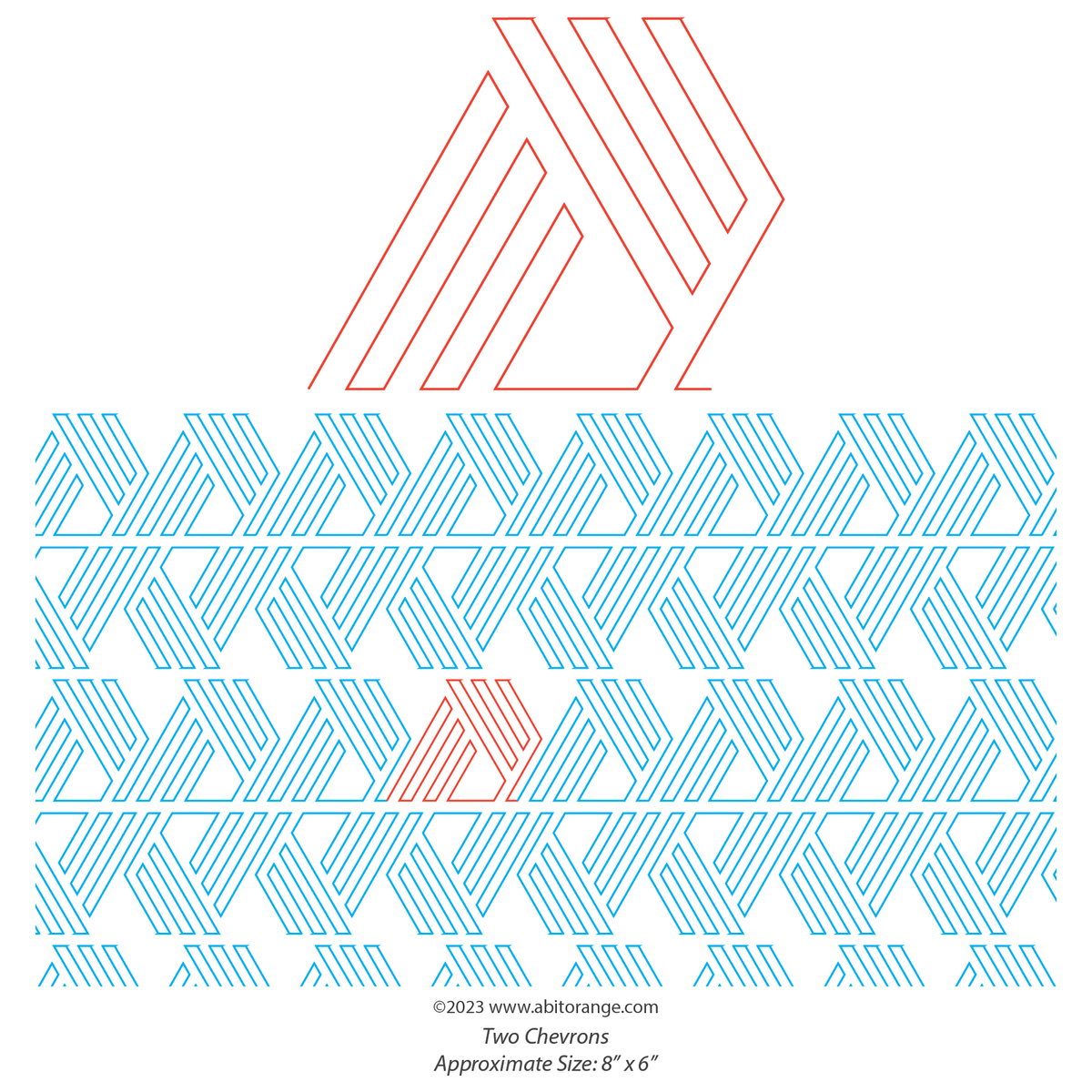 Two Chevrons — A Bit Orange