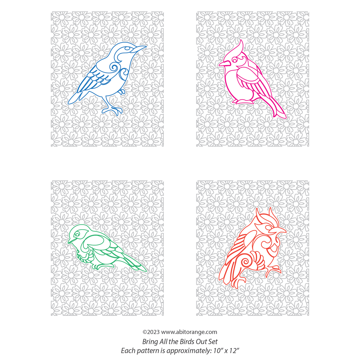 Bring All the Birds Out Set — A Bit Orange