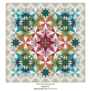 Alaska Quilt Pattern digital quilting designs for longarm machines — A Bit Orange
