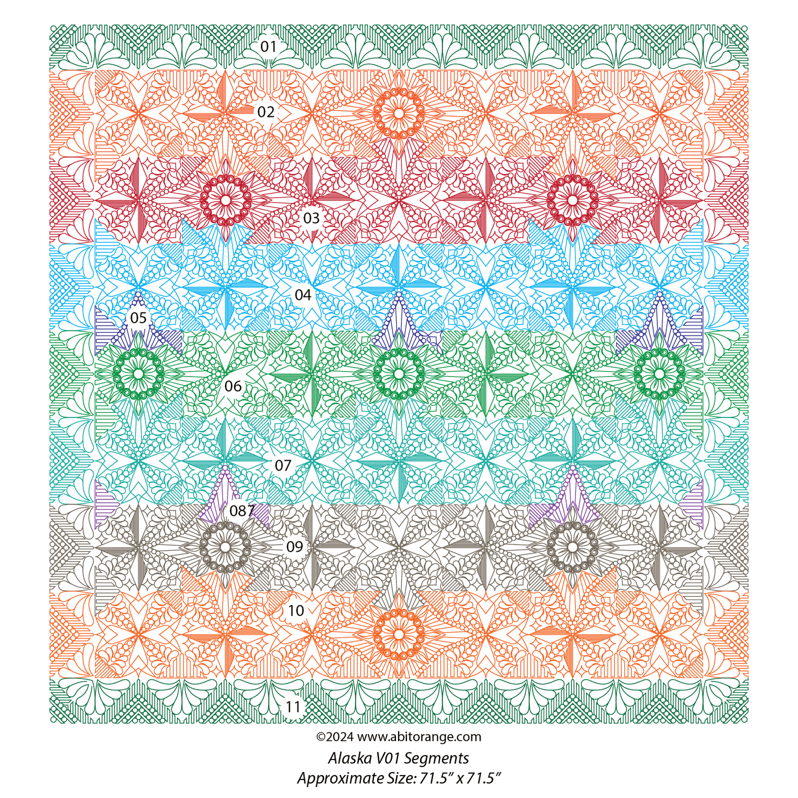 Alaska Quilt Pattern digital quilting designs for longarm machines — A ...