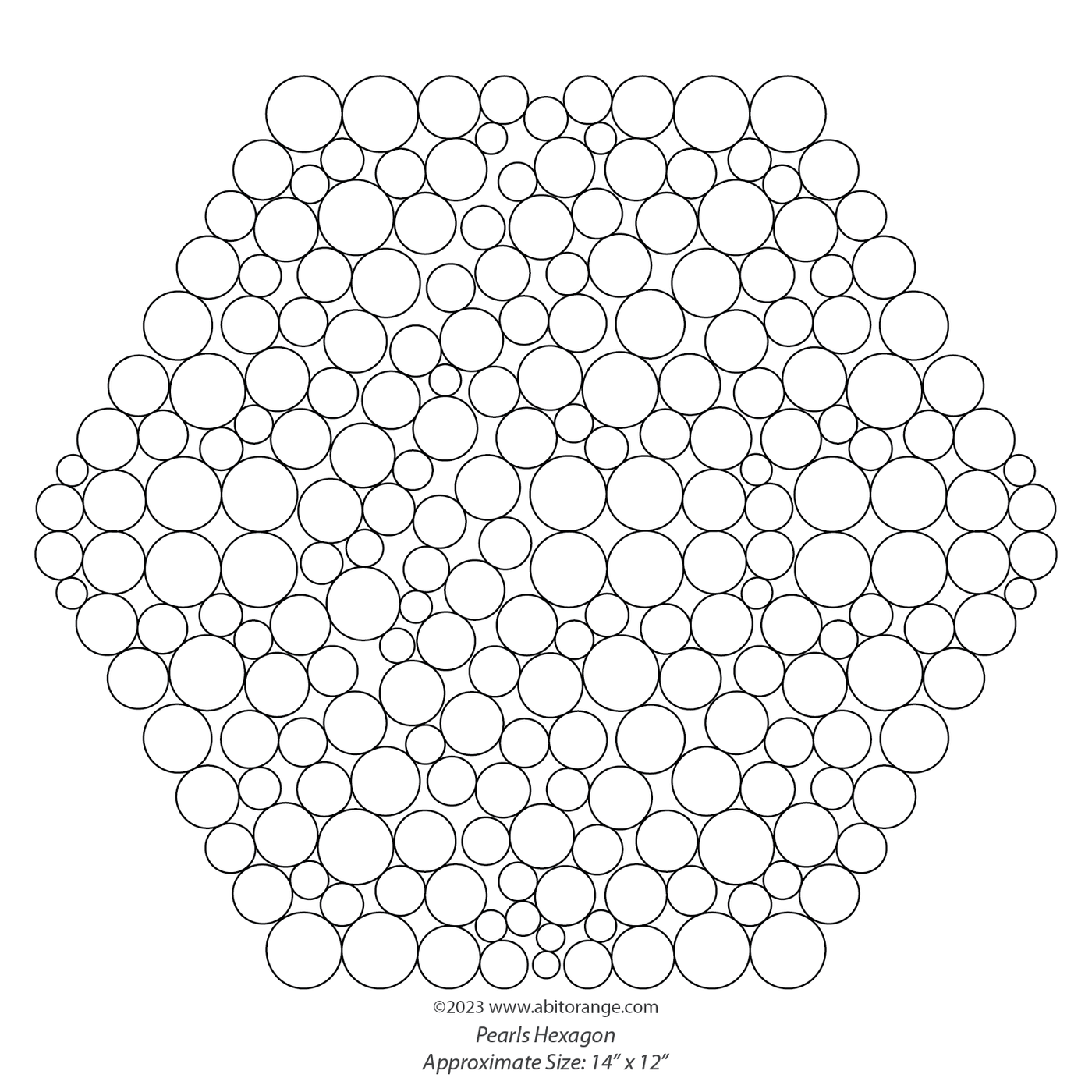 Hexagon Combination Set - Fill/Texture Blocks digital quilting designs ...