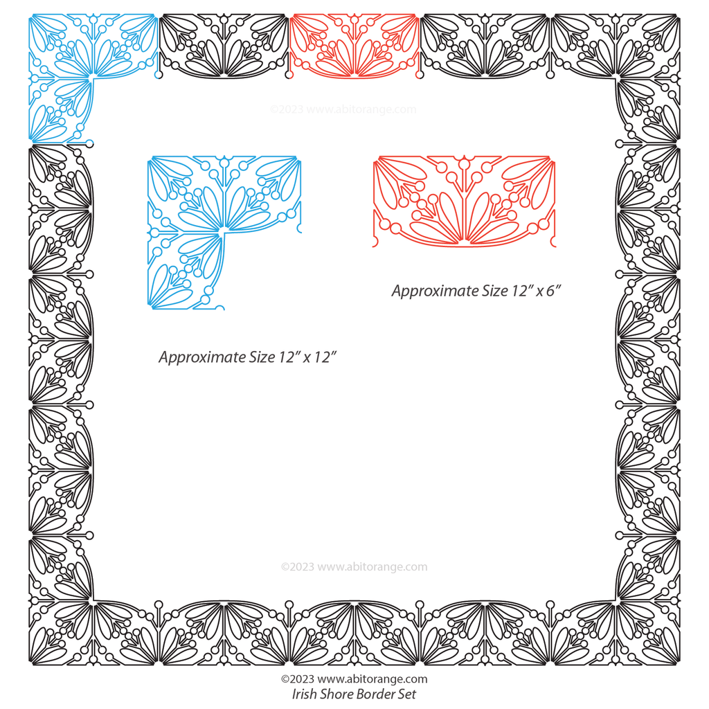 Borders and Corners - Digital Quilting Designs/patterns for longarm ...