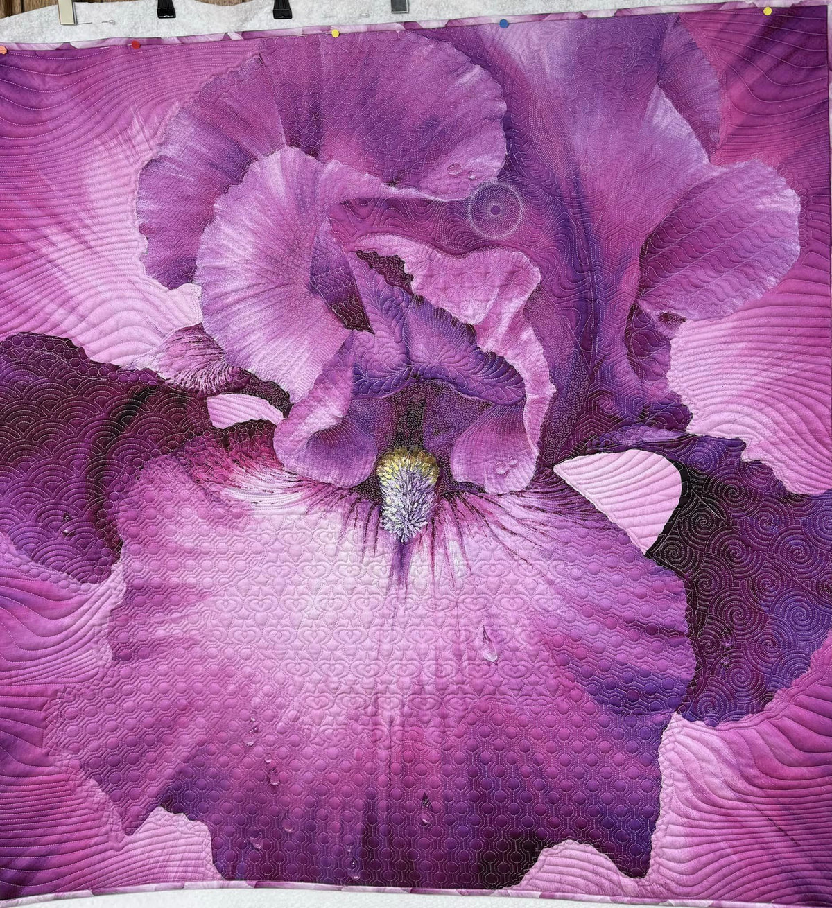 Lush Iris Longarm Digital Quilting Patterns set for Lush by Northcott ...