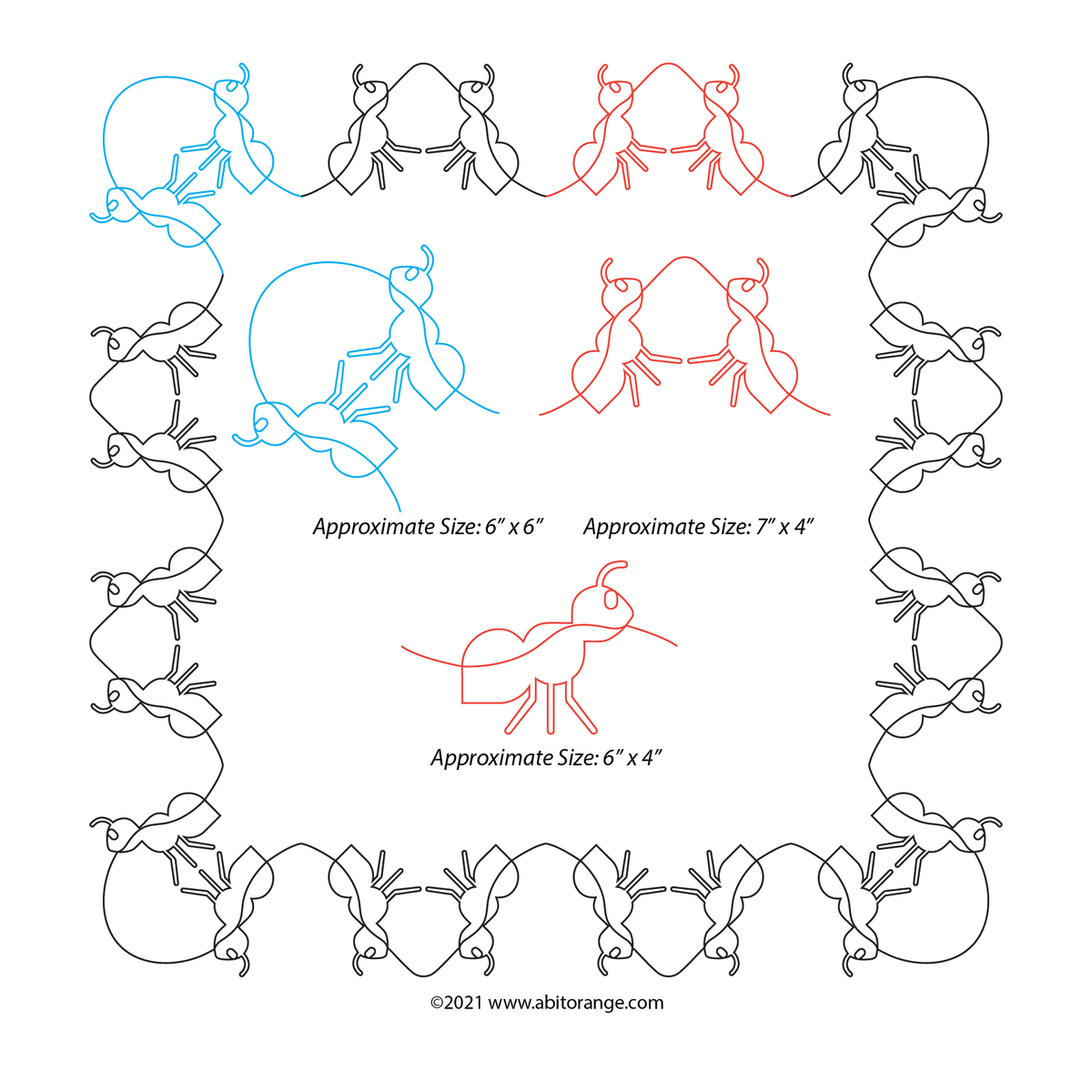 Acrobat Ant (3 Designs) — A Bit Orange
