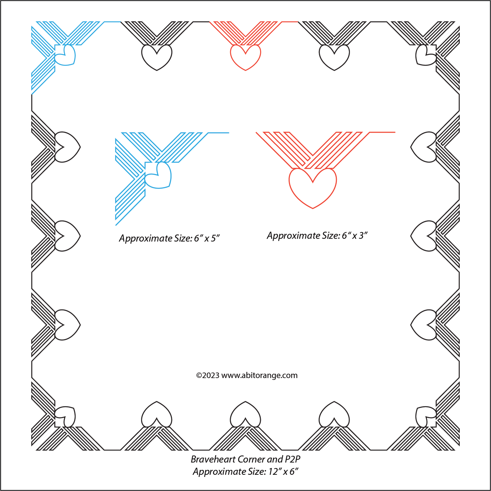 Borders and Corners - Digital Quilting Designs/patterns for longarm ...