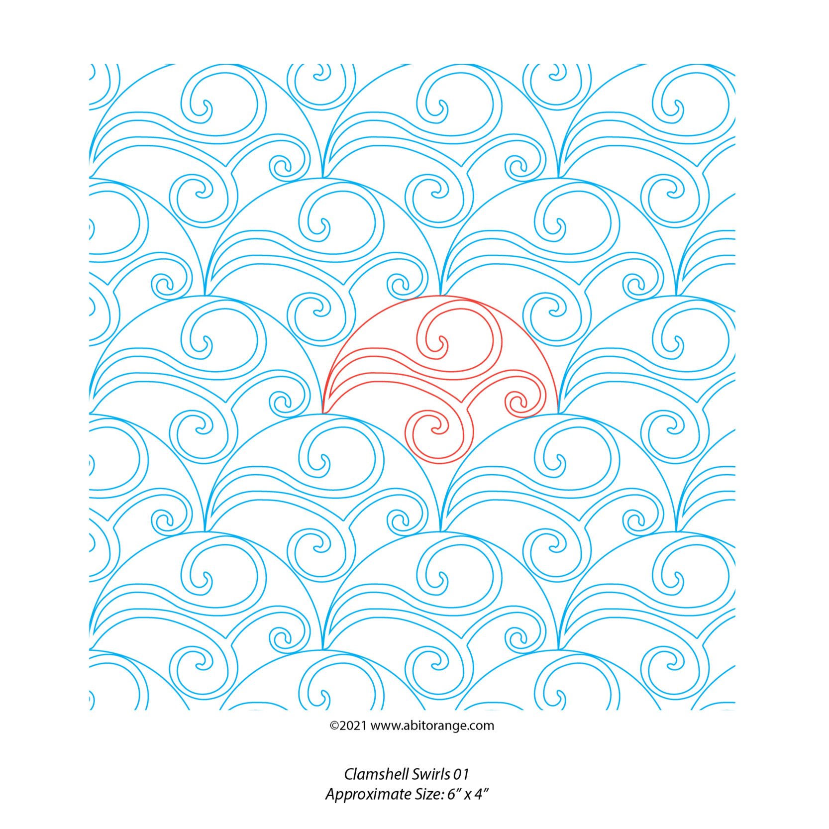 Clamshells Swirls (2 Designs) — A Bit Orange