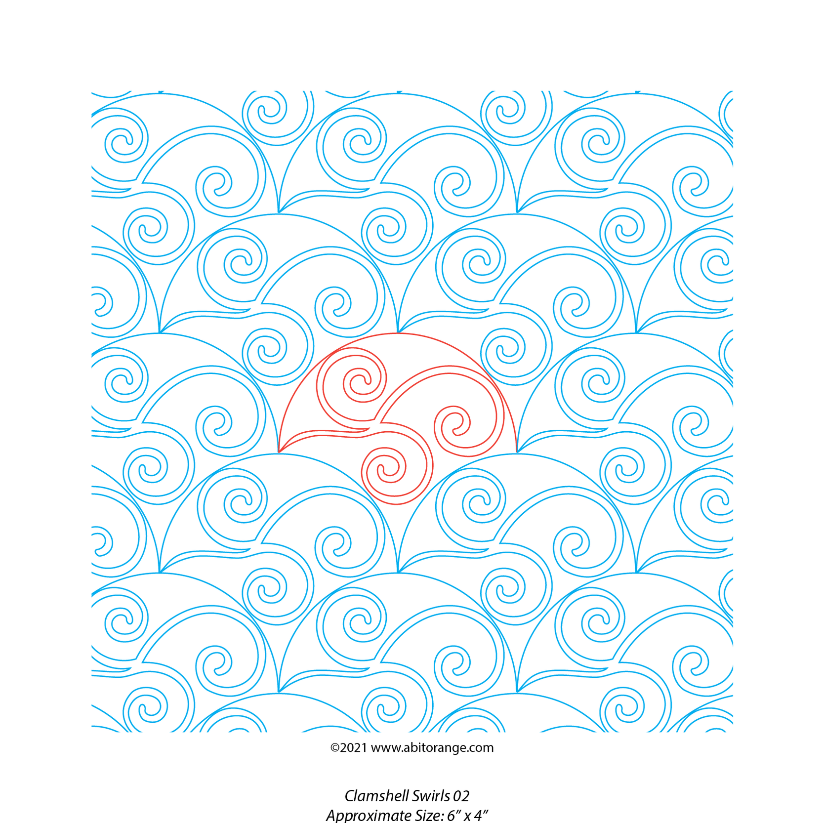 Clamshells Swirls (2 Designs) — A Bit Orange