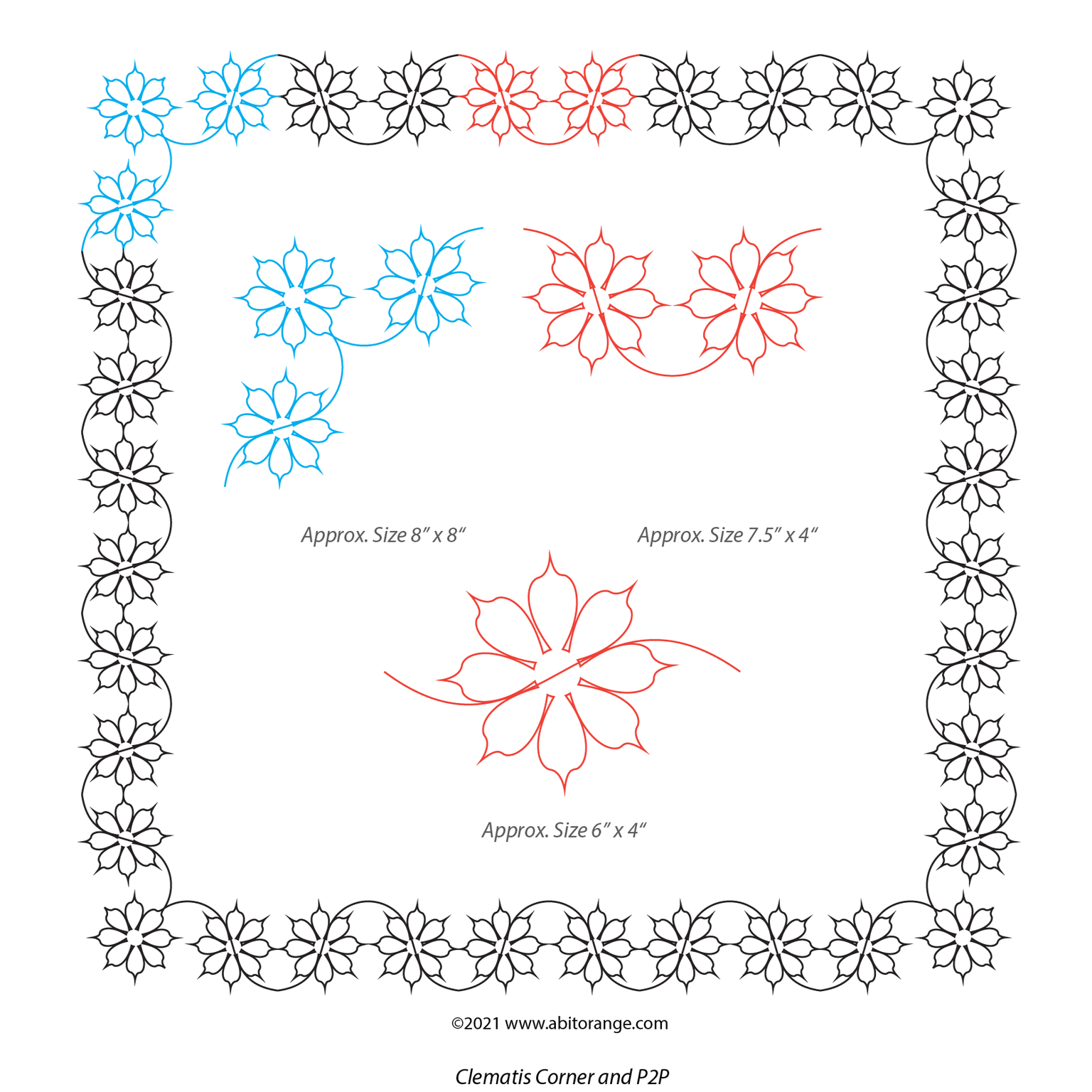 Borders and Corners - Digital Quilting Designs/patterns for longarm ...