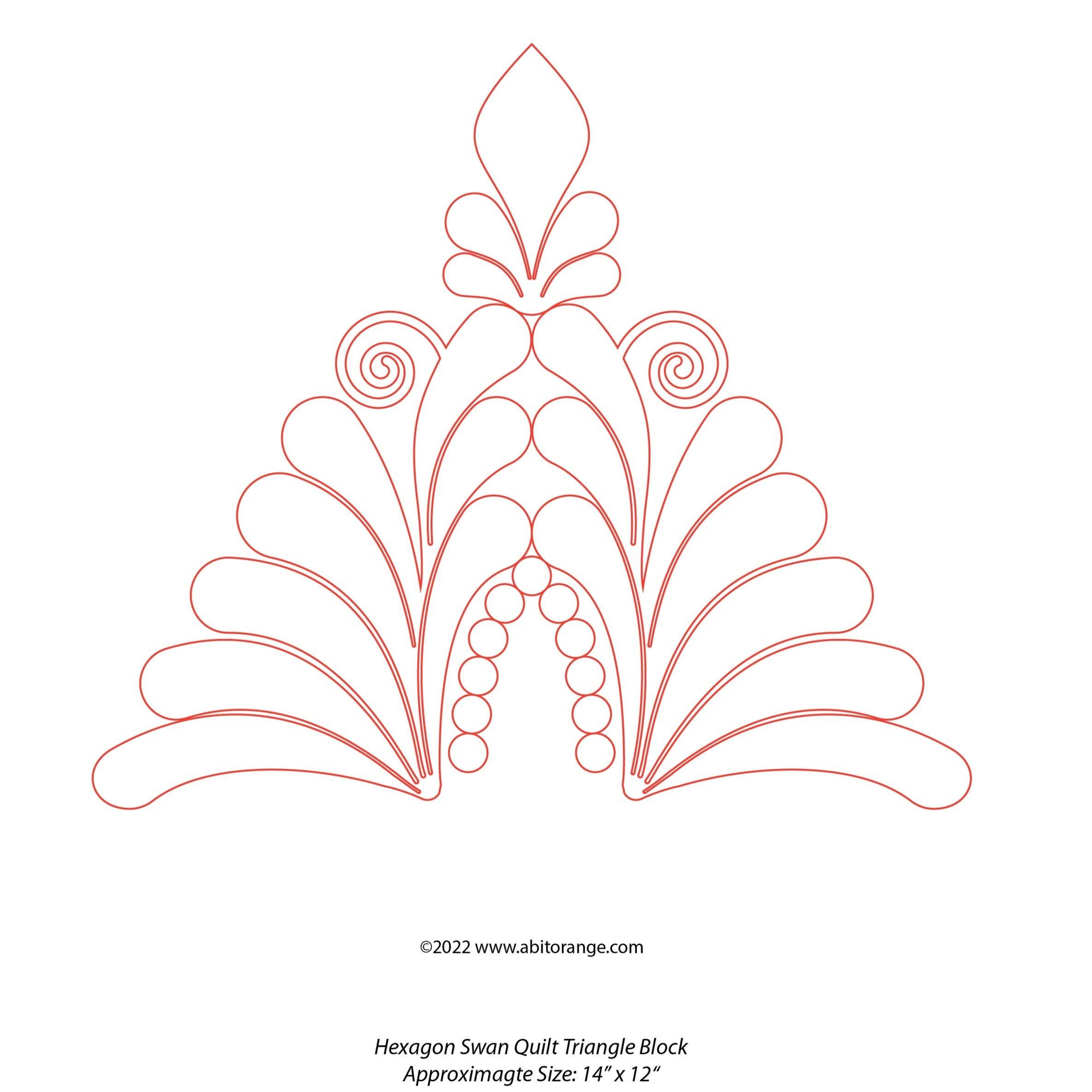 Hexagon Swan Set — A Bit Orange
