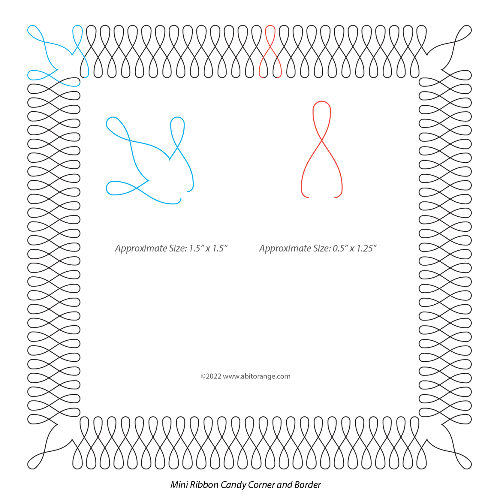 Mini Ribbon Candy Border and Wreath Set — A Bit Orange