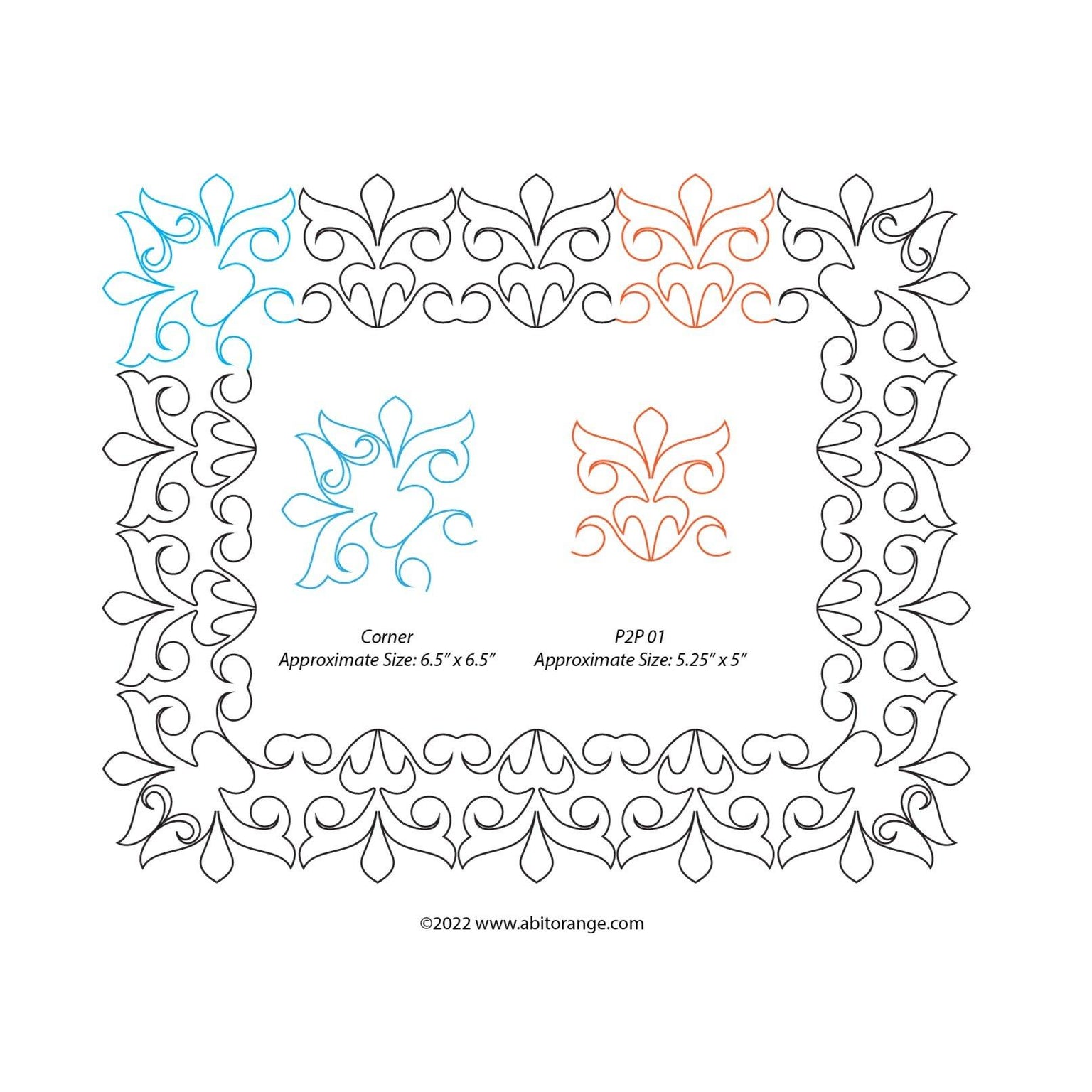 Borders and Corners - Digital Quilting Designs/patterns for longarm ...