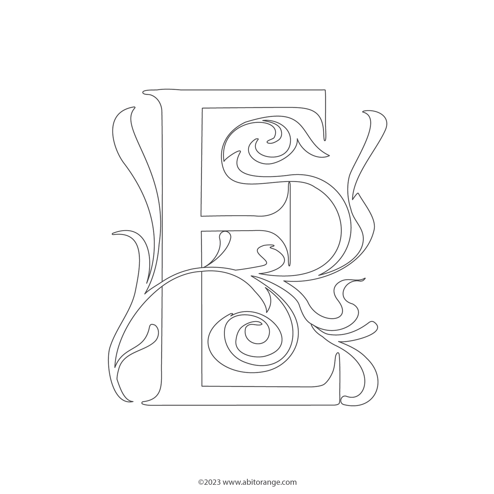 Ratatouille Letters - Alphabets digital quilting designs for longarm ...