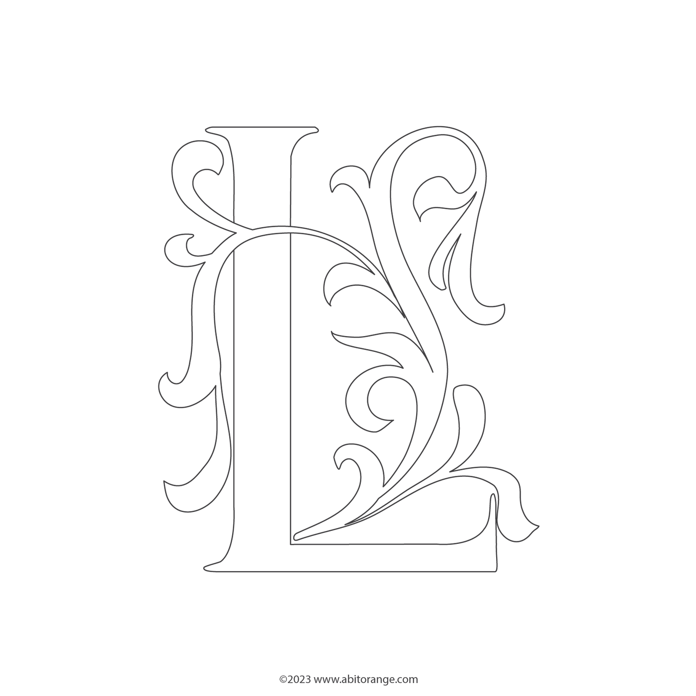 Ratatouille Letters - Alphabets digital quilting designs for longarm ...