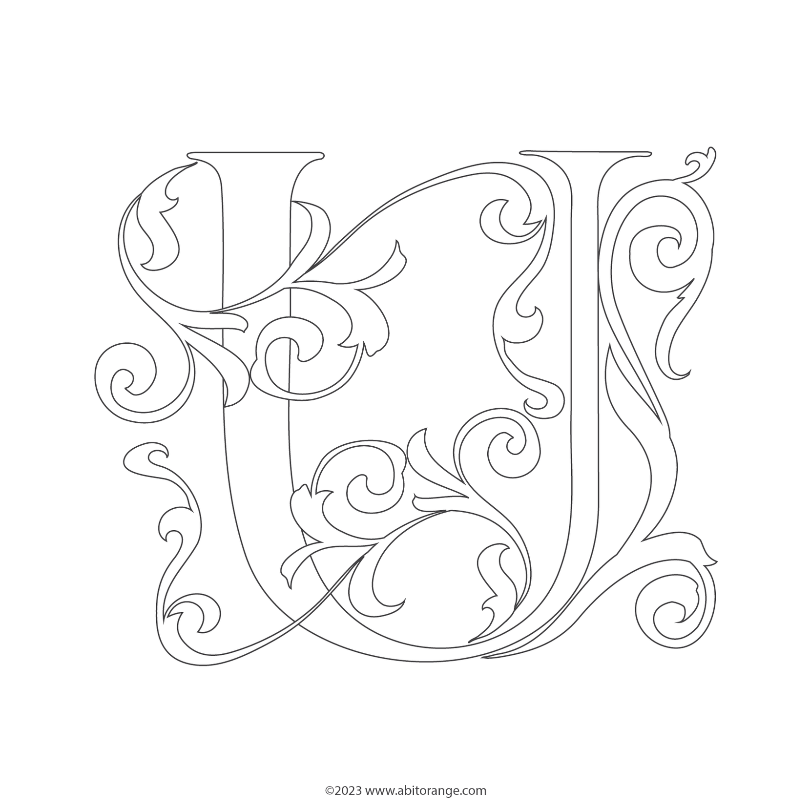 Ratatouille Letters - Alphabets digital quilting designs for longarm ...