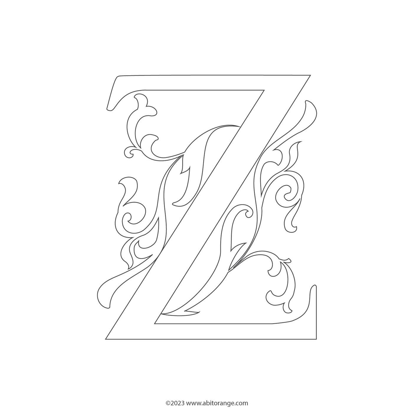 Ratatouille Letters - Alphabets digital quilting designs for longarm ...