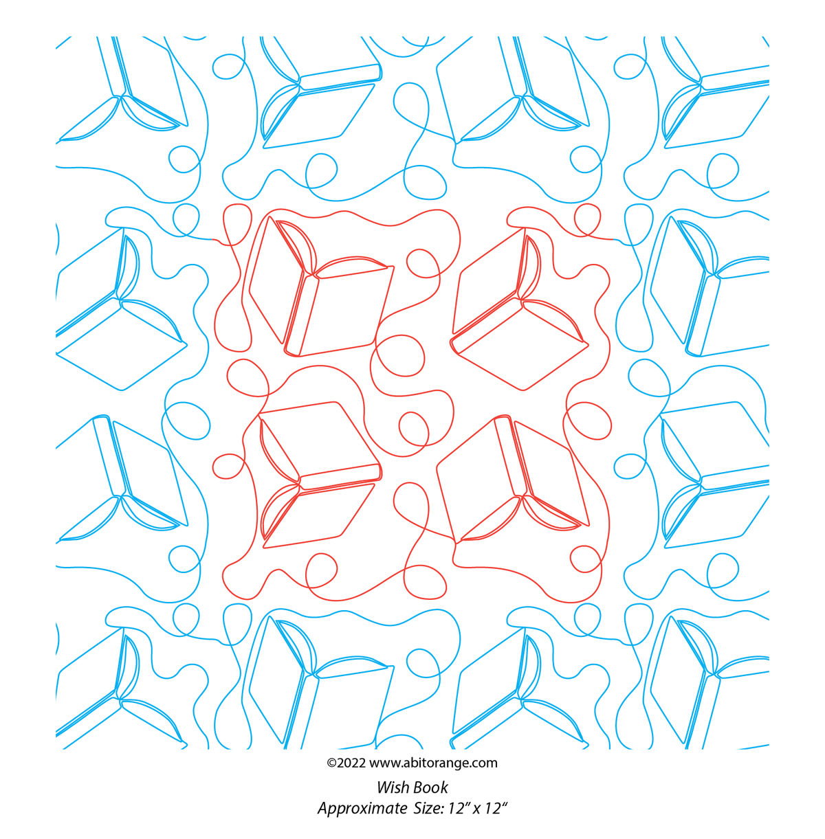 Wish Book - E2E digital quilting design for longarm — A Bit Orange