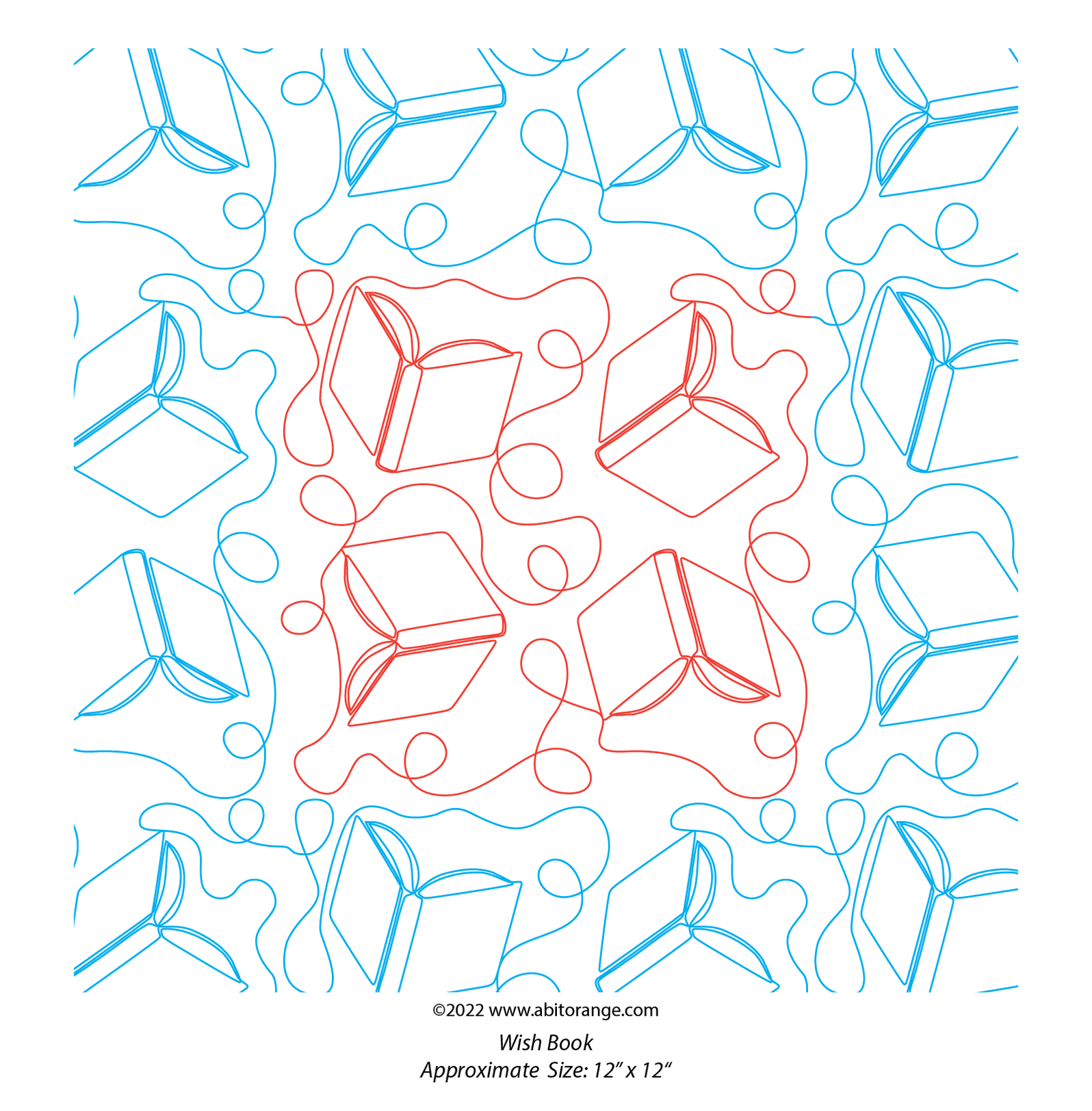 Wish Book - E2E digital quilting design for longarm — A Bit Orange